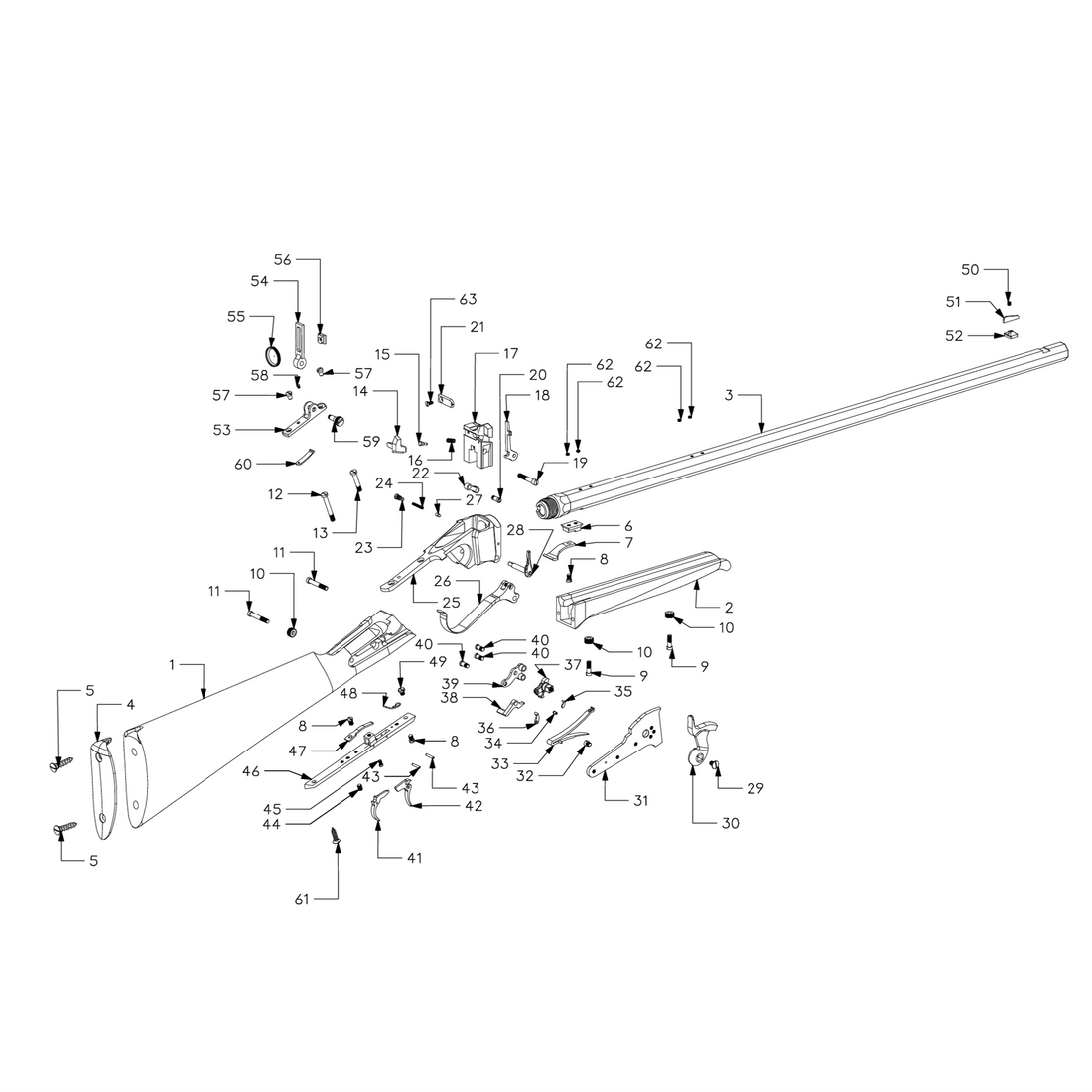 LITTLE SHARPS EXPLODED DIAGRAM – Chiappa Firearms UK